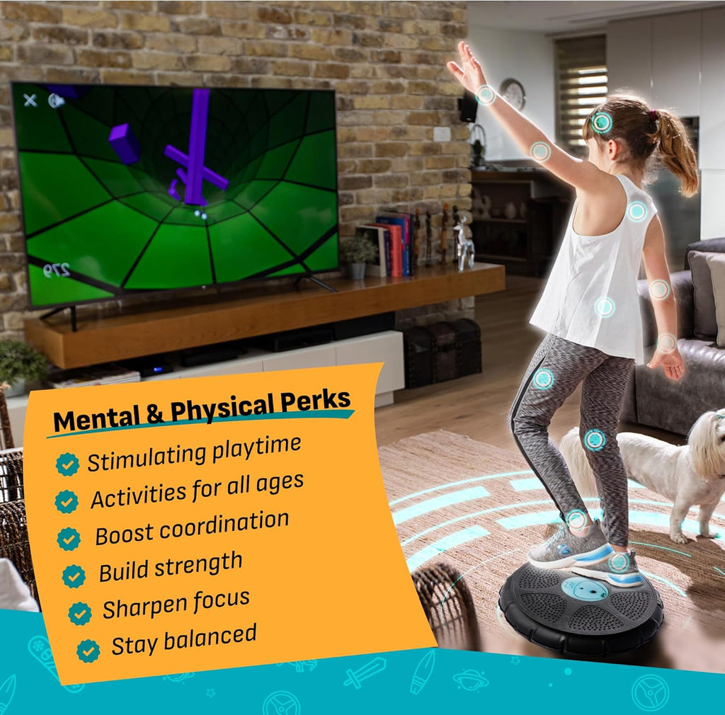 GoBalance Play - App-Enabled Balance Board.- Smart Bluetooth Sensor ...